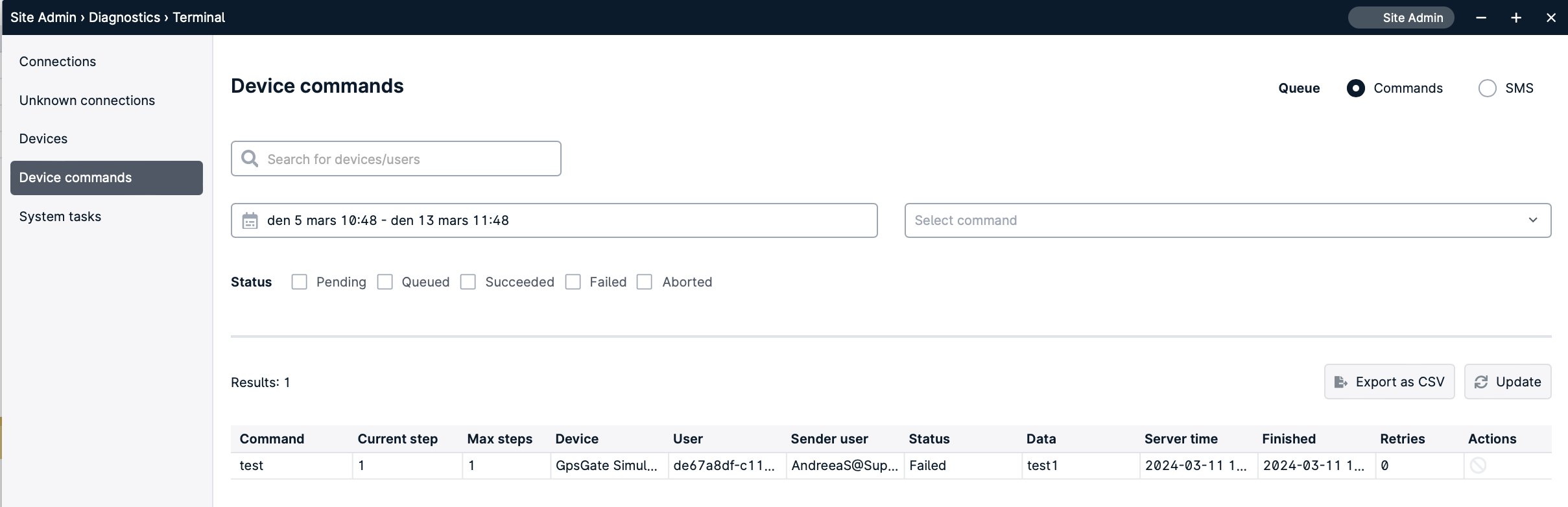 Template Commands – GpsGate Support