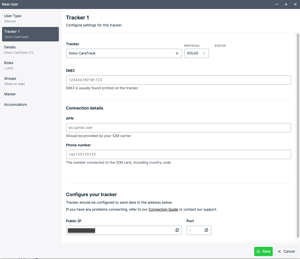 Volvo CareTrack Setup – GpsGate Support