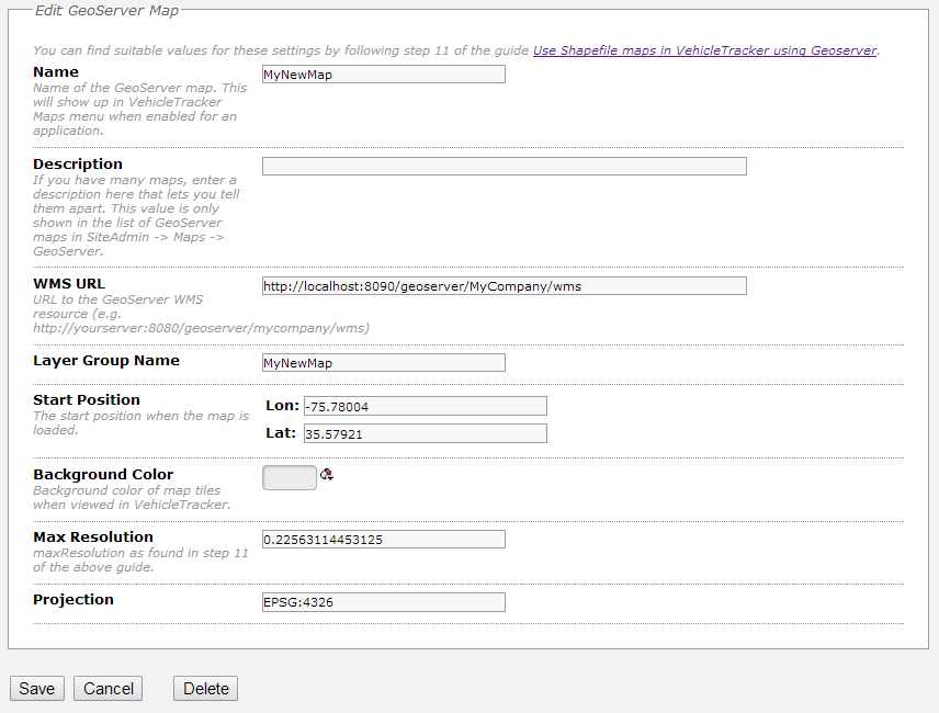 Geoserver installation – GpsGate Support