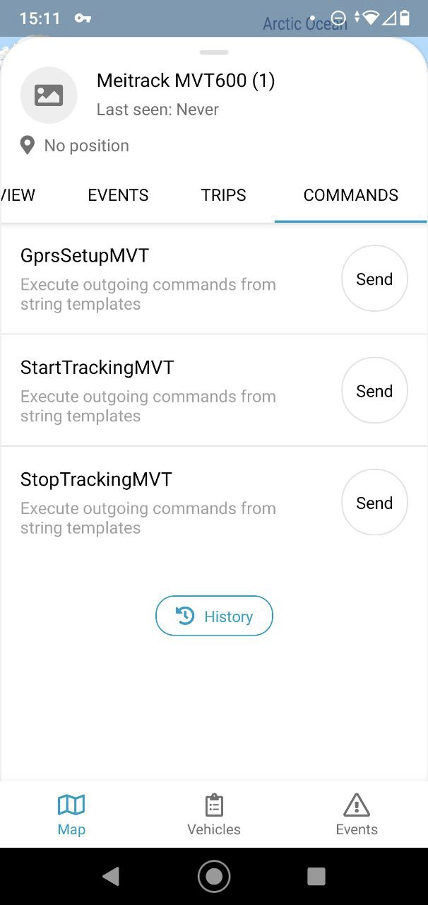 Sending device commands with the Fleet app – GpsGate Support