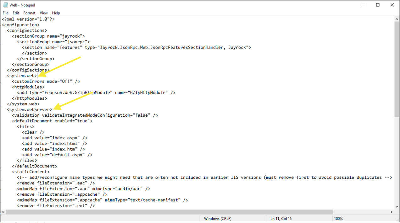 Application Runtime Error - Maximum request length exceeded IIS error – GpsGate Support